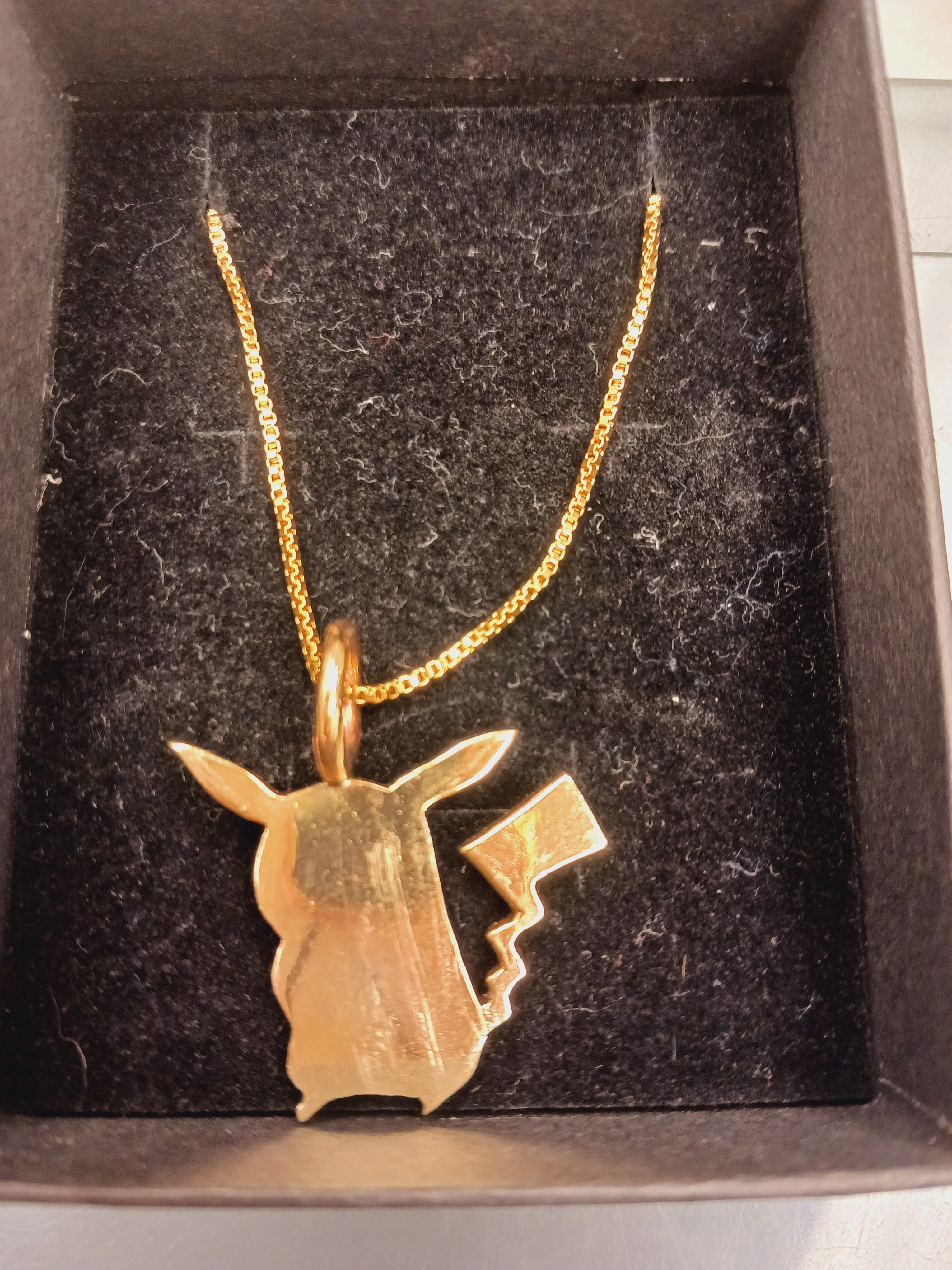 Pikachu Brass & Steel Pendant | Enchantment Alley
