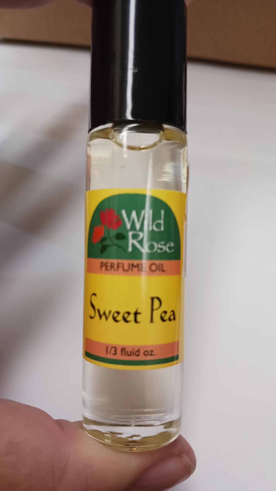 Wild Rose Sweet Pea Perfume Body Oil | Enchantment Alley